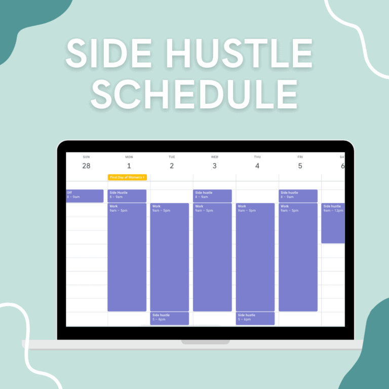 10 Practical Tips For Balancing A Side Hustle And Full-Time Job